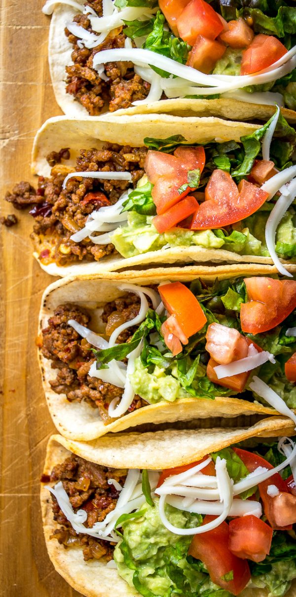 Classic Ground Beef Hardshell Tacos | Mexican Please