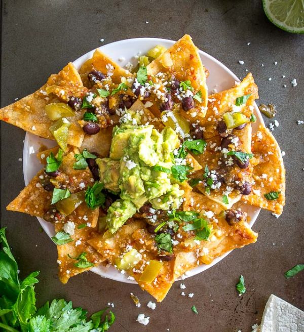 Chilaquiles with Tomatillo-Chipotle Salsa | Mexican Please