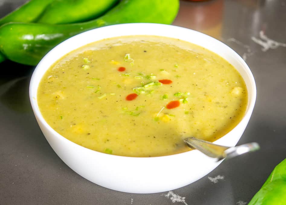 Hatch Chile Soup Mexican Please