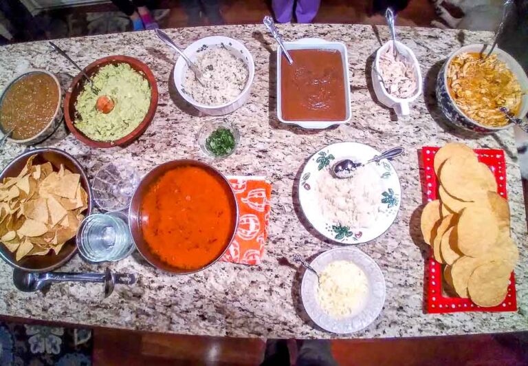 Easy Tostada Bar for 15 | Mexican Please
