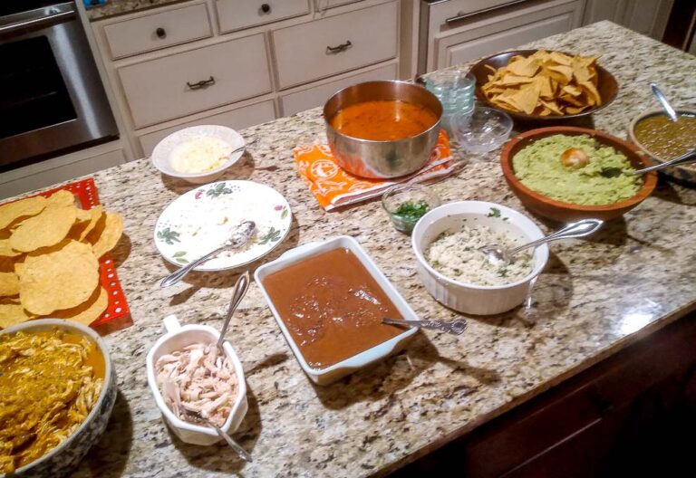 Easy Tostada Bar for 15 | Mexican Please