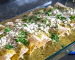 Creamy Poblano Enchiladas | Mexican Please