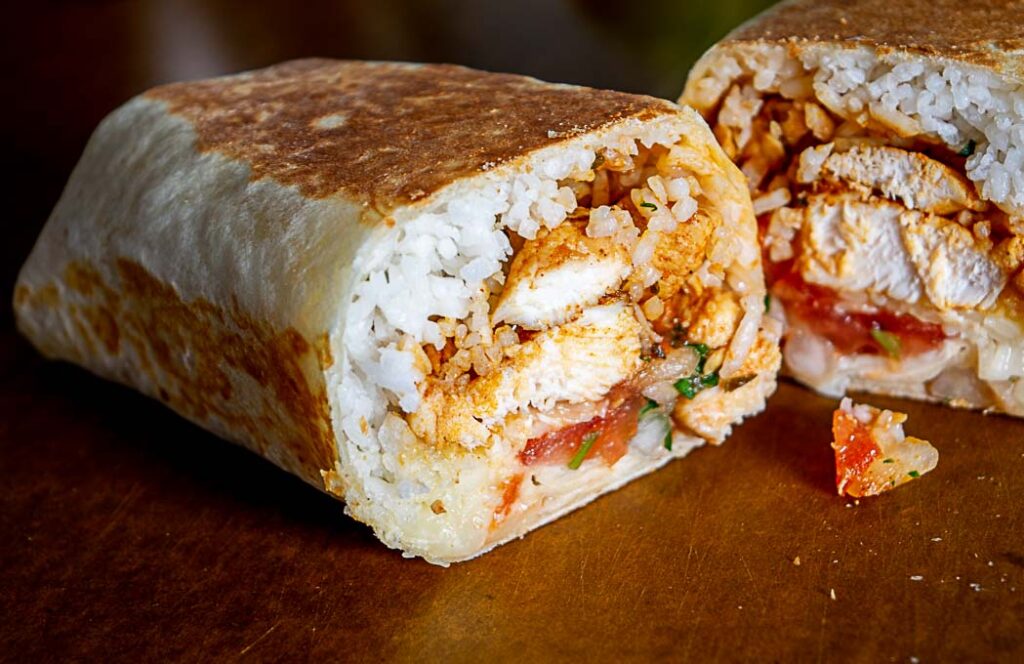 Chicken Burrito with Pico de Gallo 7 | Mexican Please