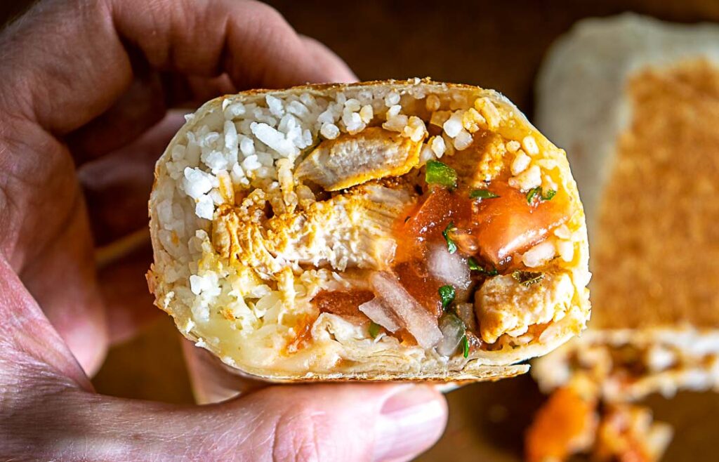 Chicken Burrito with Pico de Gallo - Too Easy and Too Good - cuisinehorizon